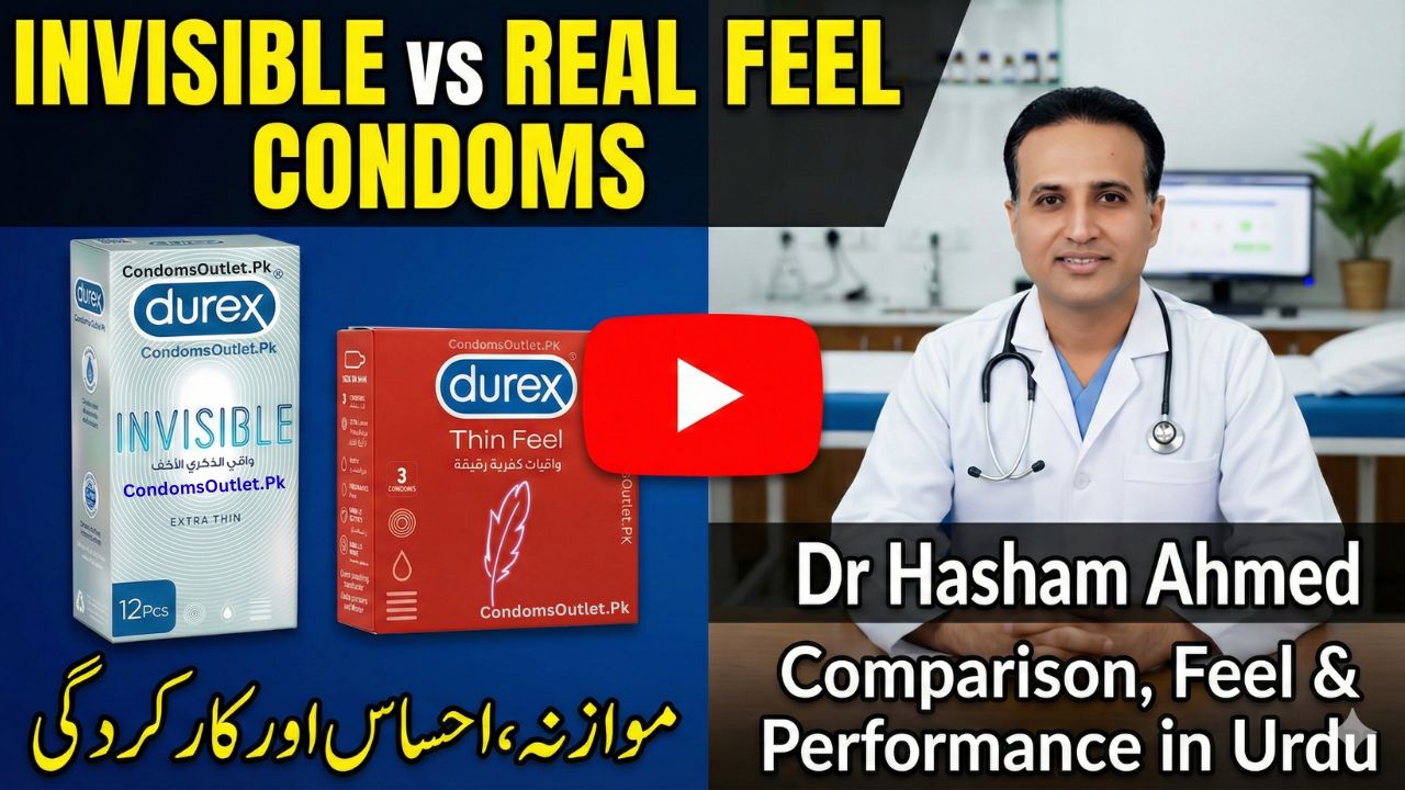 Invisible vs Real Feel Condoms Video | Comparison, Feel & Performance ...