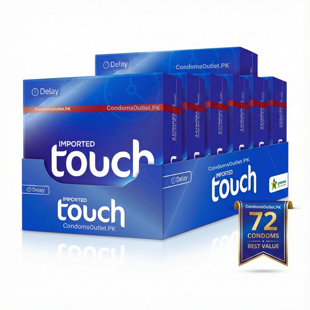 Touch Delay Condoms 72 Pack – Long Comfort Control – CondomsOutlet.PK