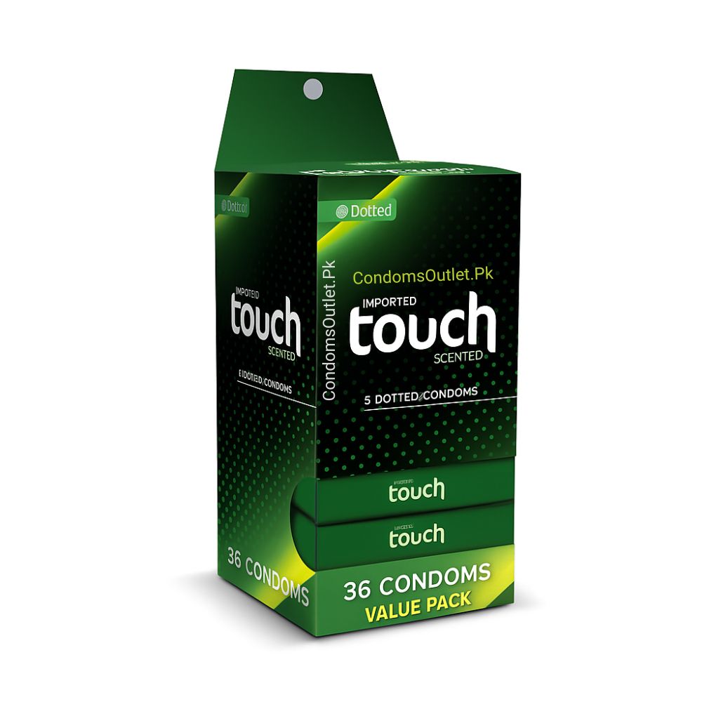 Touch Dotted Condoms – Enhanced Texture + Smooth Comfort (36 Pack ...